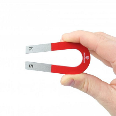 Traditional Alnico Horseshoe Magnet for Education and Experiments 1kg Pull 75mm x 39mm x 8mm