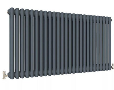Traditional Anthracite 600mm x 1190mm Cast Iron Radiator 2 Column