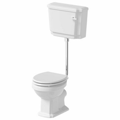 Traditional Bathroom Cloakroom Suite Low Level Toilet WC Wall Hung ...