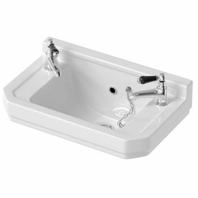 Traditional Bathroom Cloakroom Suite Low Level Toilet WC Wall Hung ...