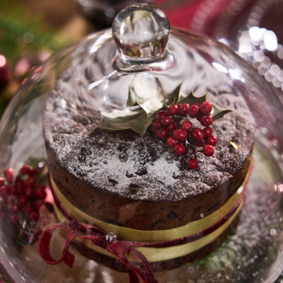 Traditional Bella Perle Glass Beaded Kitchen Cake Stand with Dome, Cake ...