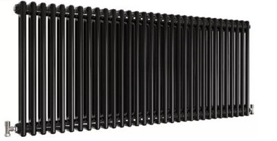 Traditional Black 600mm x 1460mm Cast Iron Radiator 2 Column