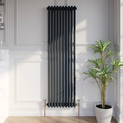 Traditional Colosseum Vertical Double Bar Column Radiator 1600x470mm ...