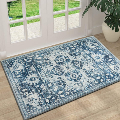 Traditional Door Mat 40X60 cm Non Slip Kitchen Floor Rug Luxury ...