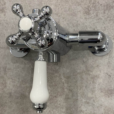 Traditional Dual Control Thermostatic Concealed Shower Mixer Valve ...