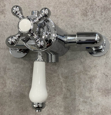 TRADITIONAL DUAL CONTROL THERMOSTATIC CONCEALED SHOWER MIXER VALVE ...