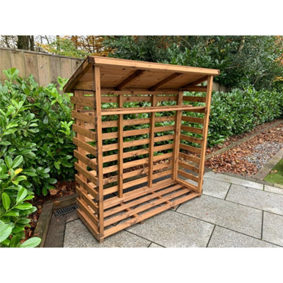 Traditional Extra Large Wooden Log Store