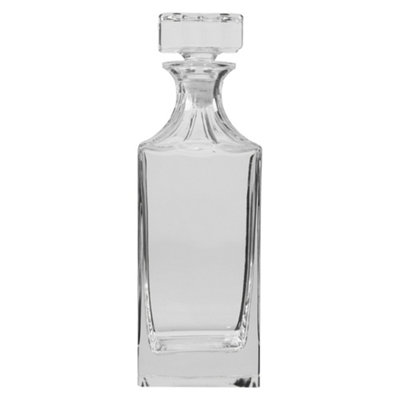 Traditional Glass Wine Decanter Christmas Glassware Spirit Whisky ...