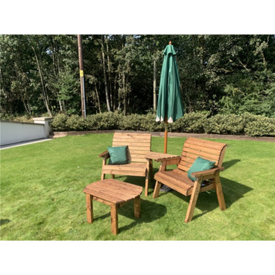 Traditional Grand Twin Angled With Coffee Table, 2 x Scatter Cushion ...