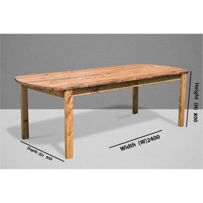Traditional Large Rectangle Table
