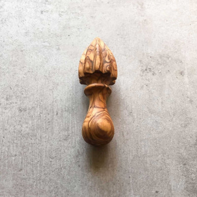 Traditional Olive Wood Lemon Squeezer