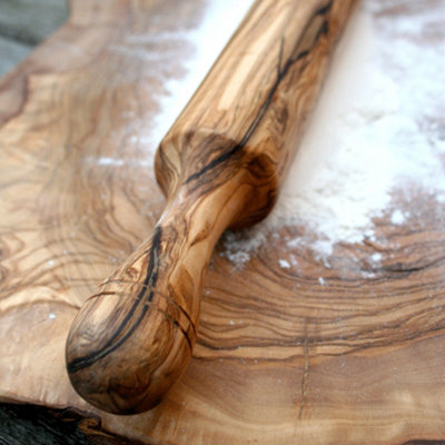 Traditional Olive Wood Rolling Pin