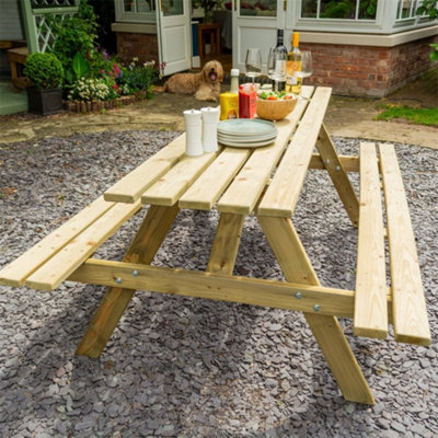 Traditional Picnic Table - 1.8m