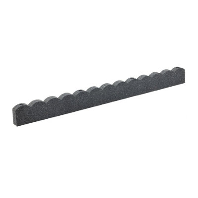 Traditional Scalloped Paving Edging 1.20m Grey - Garden Border Lawn ...