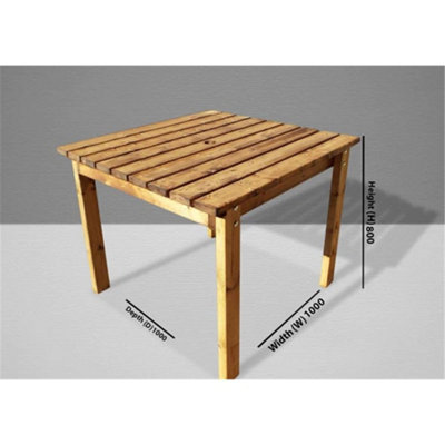 Traditional Small Square Table