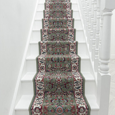 Traditional Stair Runner - Soft & Durable Carpet Runner for Stairs ...
