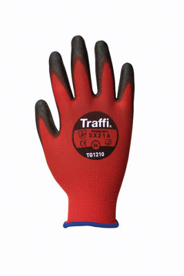 Traffi TG1210 Cut A Polyester PU Glove