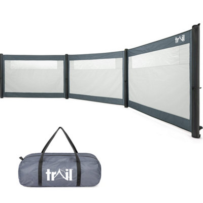 Trail Air Windbreak Inflatable Windbreaker Camping Caravan 3 Panel With ...