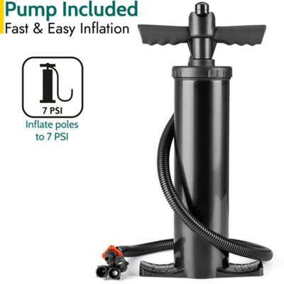 Trail Air Windbreak Inflatable Windbreaker Camping Caravan 3 Panel With ...