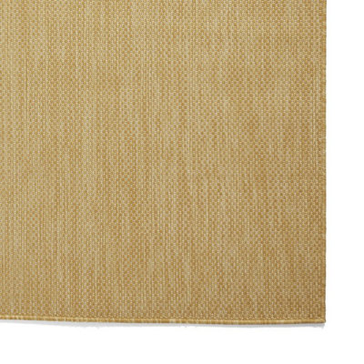 Trail Flat Weave Plain Rug - Yellow - 120x170
