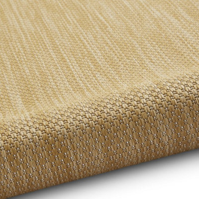 Trail Flat Weave Plain Rug - Yellow - 120x170
