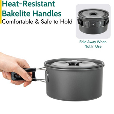 Trail Outdoor Leisure 2 Person Camping Cookset With Kettle