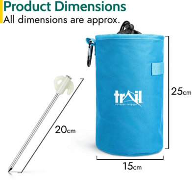 Trail Outdoor Leisure Heavy Duty Glow in the Dark Tent Peg Kit 20 PCE