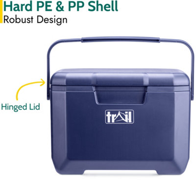 Trail Small Cool Box 5L Insulated Hard Cooler Hot Cold Food Drink ...
