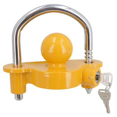 Buy Trailer Ball Hitch Lock Security Coupling For Caravan Trailers Lock ...