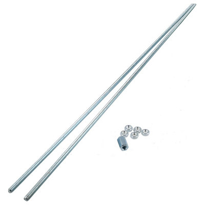 Trailer Caravan Brake Rod Cable Linkage Kit 2m M10 Universal