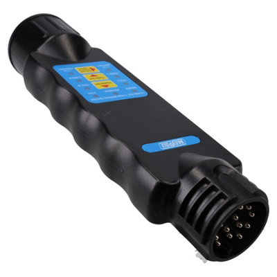 Trailer Caravan Tow Bar Socket & Plug Tester Wiring Circuit Plug ...