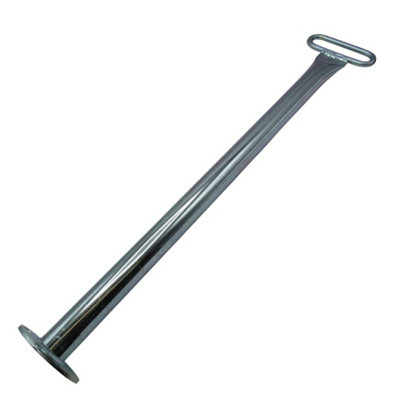 Trailer Leg Support Tube 34MM x 600MM (Prop Stand Corner Steady Zinc Plated)