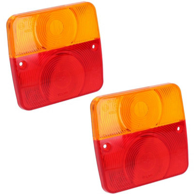 Trailer Lens / Lense Replacement for Lighting Board Lights / Lamps PAIR ...