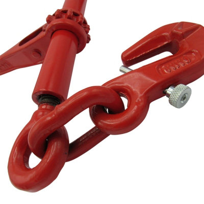 Trailer Lever Ratchet Load Binder 13MM with Safety Grab Hooks (Chain ...