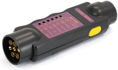 Trailer Plug And Socket Tester Car Vehicle Electric Light Tester Portable