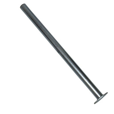 Trailer Prop Stand Drop Tube 34MM x 600MM (Caravan Support Leg Zinc Plated)