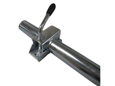 Trailer Prop Stand Drop Tube & Clamp 48MM x 600MM (Caravan Support Leg ...