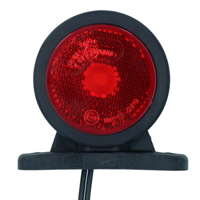 Trailer Side Marker LED Light / Lamp Red & White 12v or 24v TR168