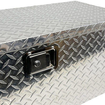 Trailer Truck Aluminium Lockable Tool Box Chest Locker Storage 32" x 14 ...