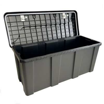 Trailer Truck Plastic Lockable Tool Box Chest Locker Storage 29.5" x 11 ...