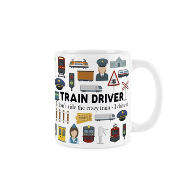 Train Driver Mug - Humorous Train Driver & Operator Themed Novelty ...