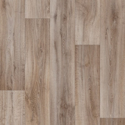 Tranquility Brown 2.5mm Vinyl Flooring Wood Effect Plank For Domestic ...