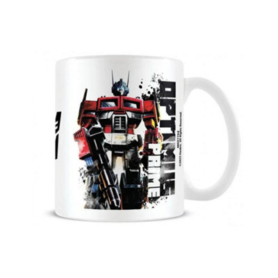 Transformers Clic Optimus Prime Mug White/Black/Red (One Size) | DIY at B&Q