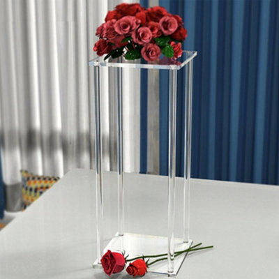 Transparent Acrylic Flower Stand for Wedding Decor and Road Lead