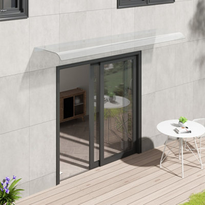TRANSPARENT RETRACTABLE FRONT DOOR CANOPY OUTDOOR ANTI-UV AND ...