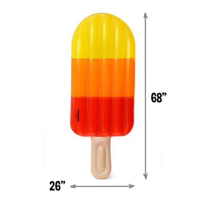 TRANSPARENT YELLOW ORANGE RED 6FT GIANT INFLATABLE ICE LOLLY POOL ...