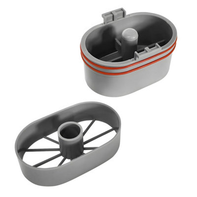 TRAP FOR LINEAR DRAIN REA NEOX PRO GREY, ABS PLASTIC