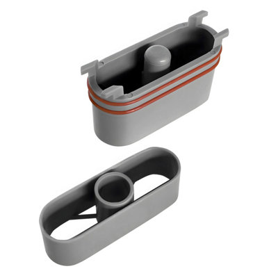 TRAP FOR LINEAR DRAIN REA NEOX SLIM PRO 0GREY, ABS PLASTIC