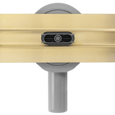 TRAP FOR LINEAR DRAIN REA NEOX SLIM PRO 0GREY, ABS PLASTIC