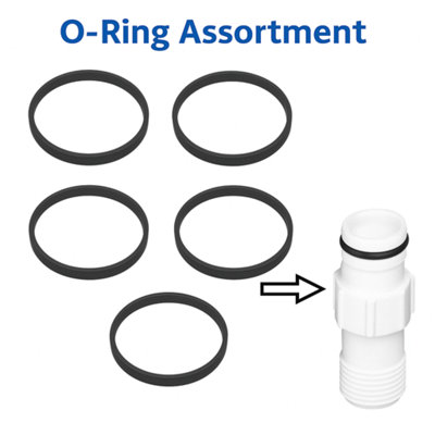 Trap Inlet Outlet Rubber Washer Mix Pack 32mm 40mm for Sink Basin Bath ...